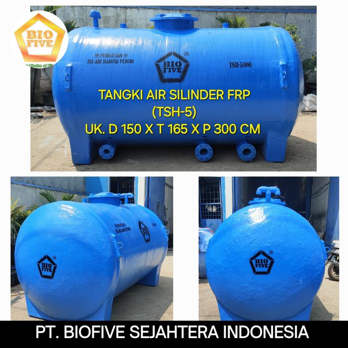 Jual Tangki Air Silinder Horizontal FRP - Kab. Tangerang - Biofive ...