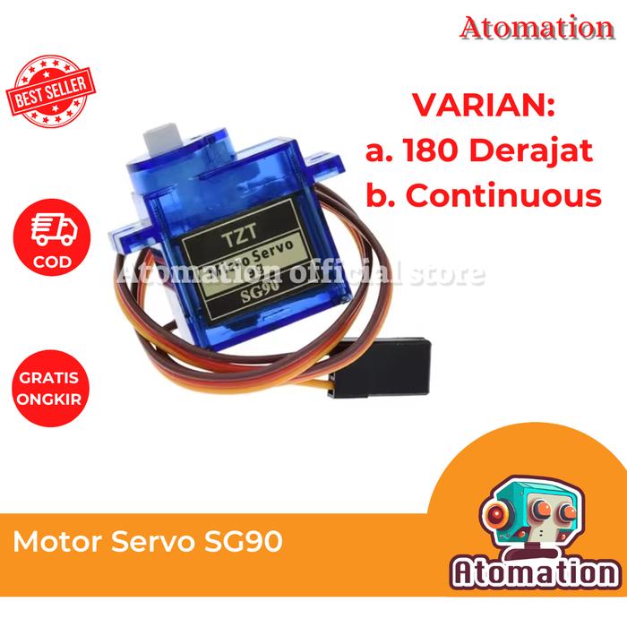 Jual Motor Servo Tower Pro Micro SG90 SG-90 9g 180 Derajat atau ...