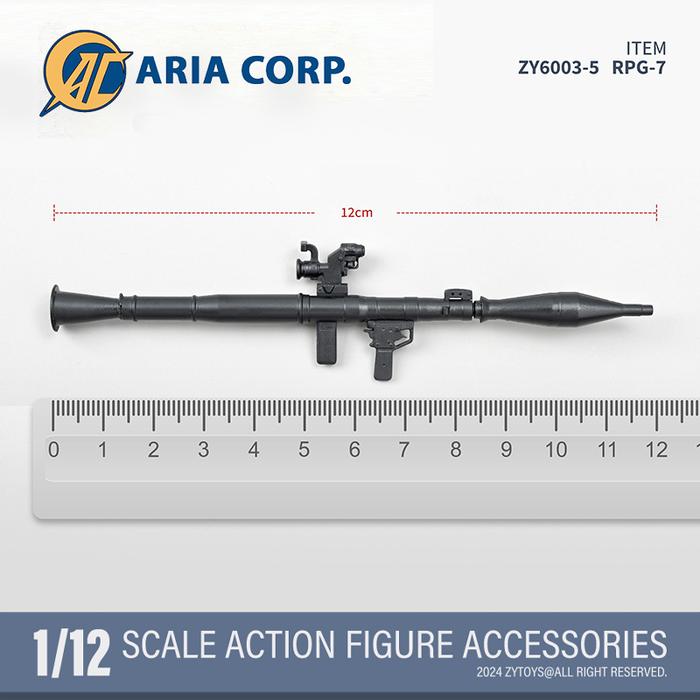 Jual 1/12 Kitbash ZYToys Weapon Senjata Rambo RPG Rocket Launcher ...