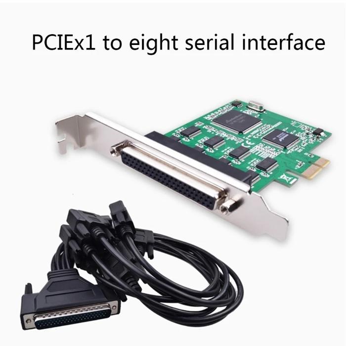 Jual PCIE PCI EXPRESS Serial/RS232/DB9 8 Port Adapter Card - MODEL 2 ...