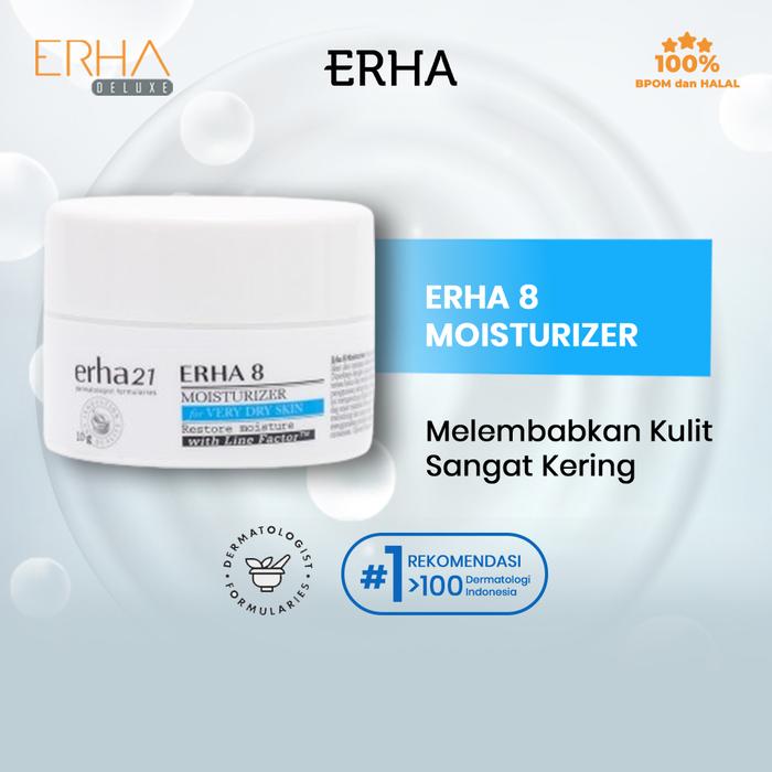 Promo ERHA 8 Face Moisturizer - Krim Pelembab Wajah Kulit Kering ...