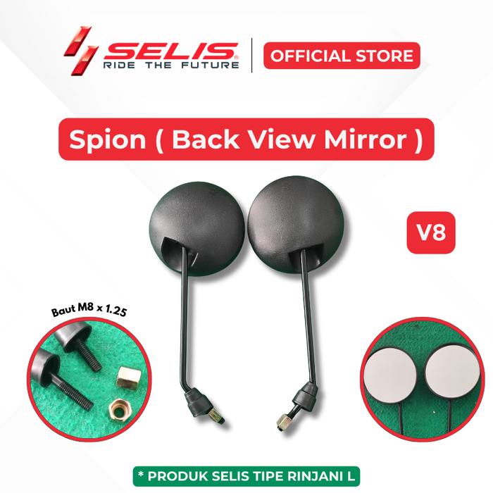 Jual SELIS - Spion Sepeda Motor Listrik Universal ( Back View Mirror ...