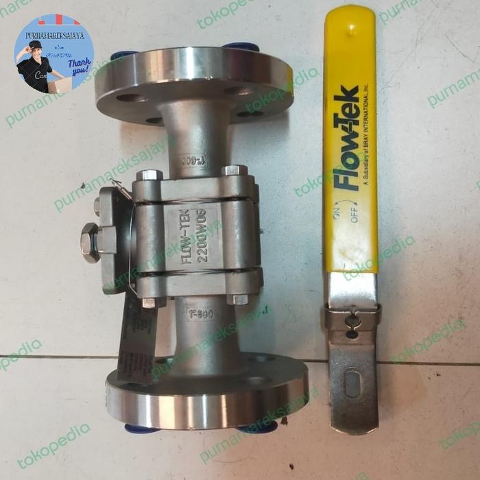 Jual BALL VALVE FLOWTEK STAINLESS SS304 ANSI 150 2" INCH / STOP KRAN F15 -2 - Jakarta Barat ...
