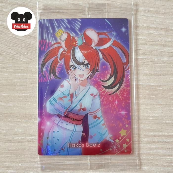 Jual Hakos Baelz Hololive Summer Kimono Yukata Wafer Card Vol.3 Bandai Namco Official ...