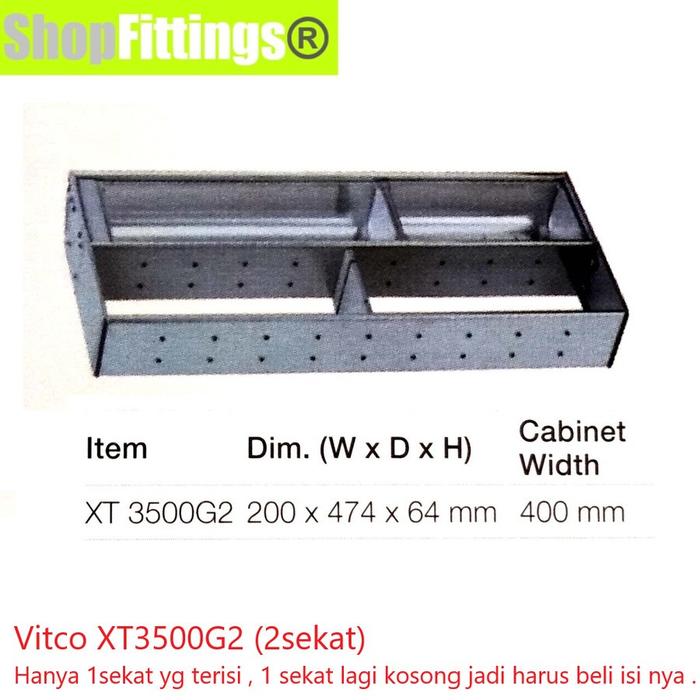 Jual Vitco Rak Sendok Tempat Penyimpan Alat Makan Stainless Steel ...