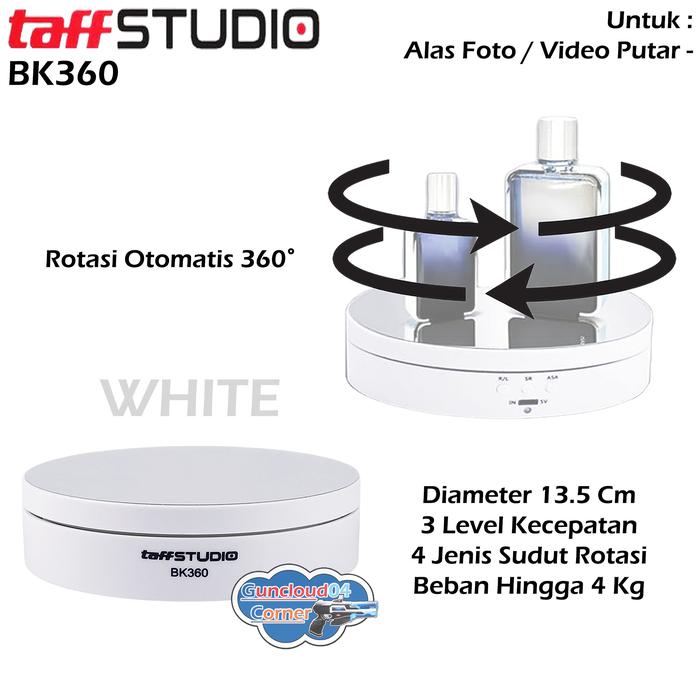 Jual taffSTUDIO Turntable 360 Alas Foto Video Produk Putar Rotasi ...