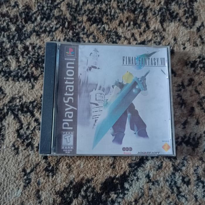 Jual Kaset PS1 Burningan Black Label ( CD Hitam ) - FF 7 3 Disc - Kota ...
