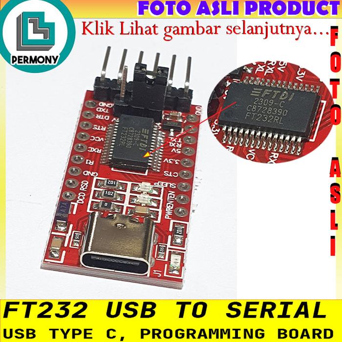 Jual FT232 usb to ttl serial converter ft232 ftdi ft232rl downloader ...