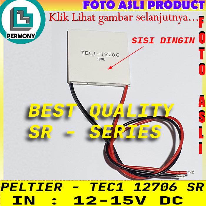 Jual TEC1-12706 12V 60W Cooler Peltier Plate Module TEC1 12706 - T ...