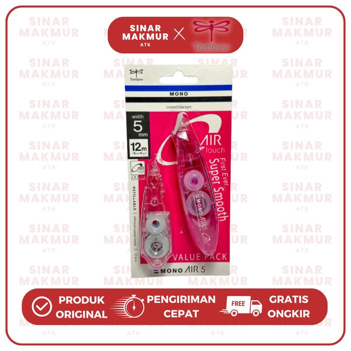 Jual Correction Tape/Tipex Kertas Mono Air 5 Pen Type 5mm x 6m CT-PAX ...