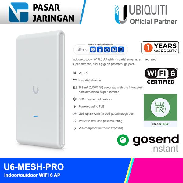 Jual UBIQUITI U6-MESH-PRO Indoor / Outdoor WiFi 6 MESH Access Point ...