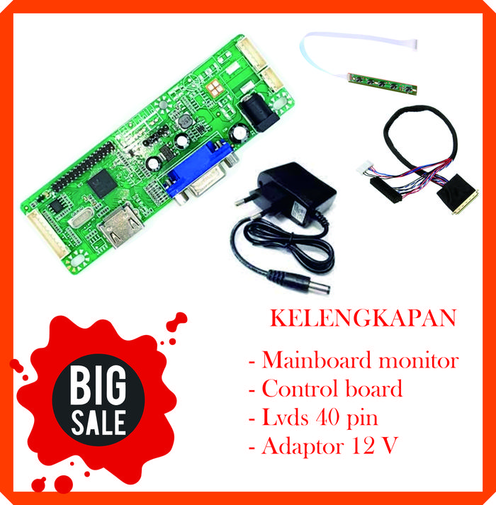 Jual MAINBOARD TV DIGITAL ANALOG MONITOR MESIN TV UNIVERSAL 40 PIN - B ...