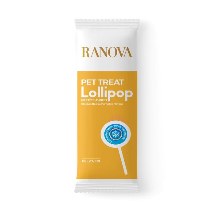 Jual Ranova Freeze Dried Cat Treats Lollipop Pumpkin 1,4gr Cemilan ...