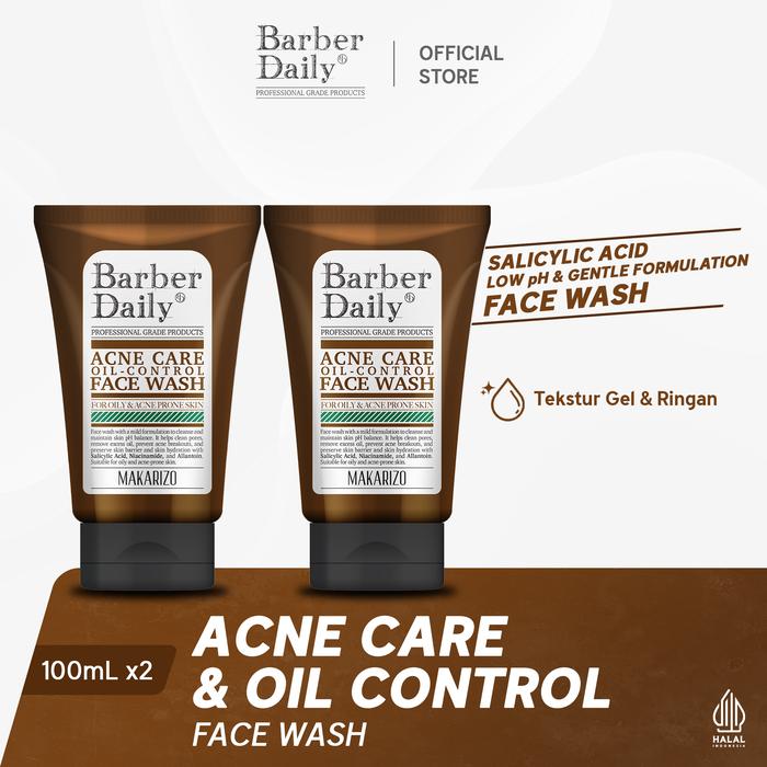 Promo Dual Pack Ultimate Clenser Barber Daily Acne Care & Oil Control ...