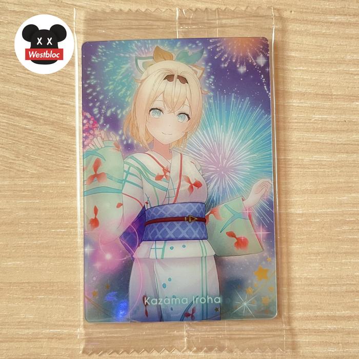 Jual Kazama Iroha Hololive Summer Kimono Yukata Wafer Card Vol.3 Bandai Namco Official ...