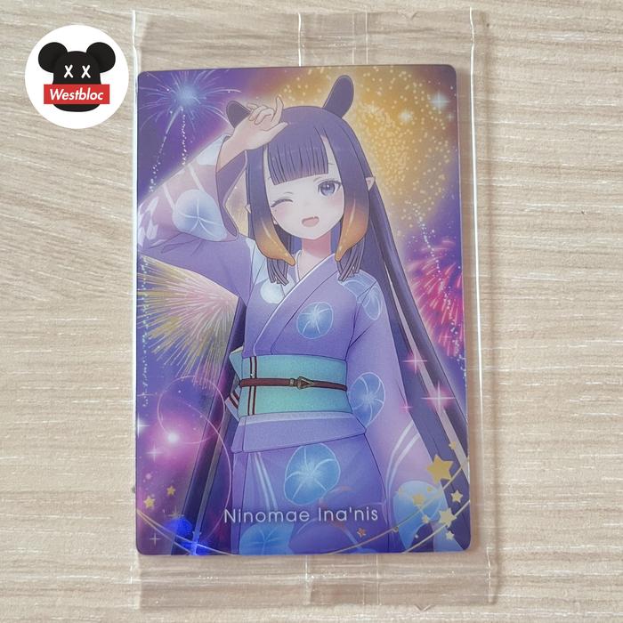 Jual Ninomae Ina'nis Hololive Summer Kimono Yukata Wafer Card Vol.3 Bandai Namco Official ...