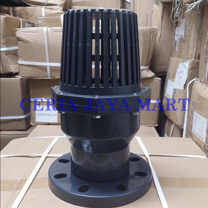 Jual Foot valve pvc flange jis 10k 3" inch DN80 /Swing Check Type ...