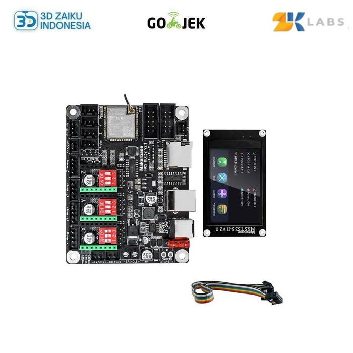 Jual ZKLabs Makerbase MKS DLC32 V2.1 Offline GRBL Controller With TFT Touch Screen For CNC And ...