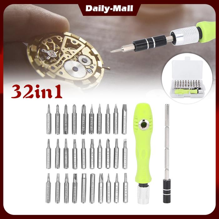 Jual Obeng Set 32 In 1 Obeng Presisi Set Multifungsi Obeng Set Kecil ...
