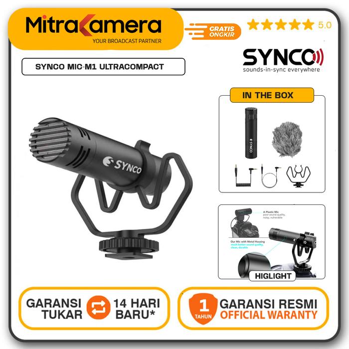 Promo Synco Mic-M1 Ultracompact Camera-Mount Shotgun Microphone - Jakarta Selatan - Mitrakamera ...