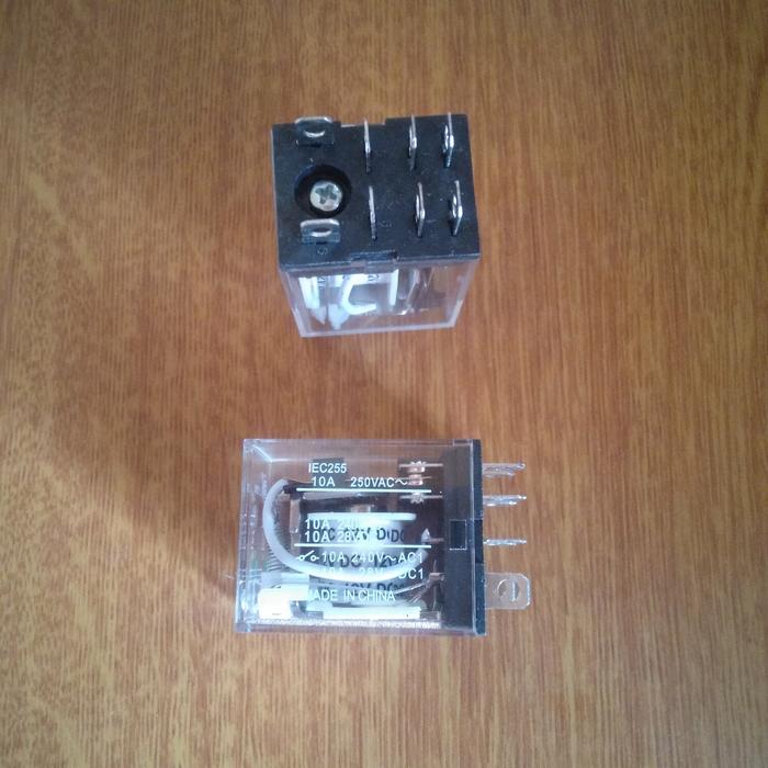 Jual RELAY IEC255 10A 250VAC 12VDC 24VDC KAKI 8PIN - RELAY 12V ...