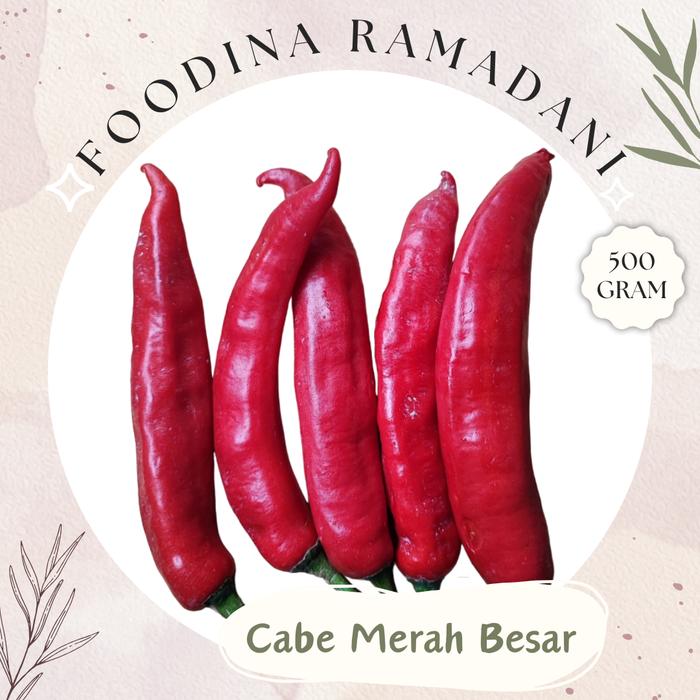 Jual CABE MERAH Besar TW - Red Chilli Fresh [ Berat 500gr ] Harga Per 0 ...