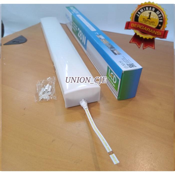 Jual Lampu T8 LED 28W-28 watt Integrated MORGEN Putih CDL 6500K 2800Lm ...