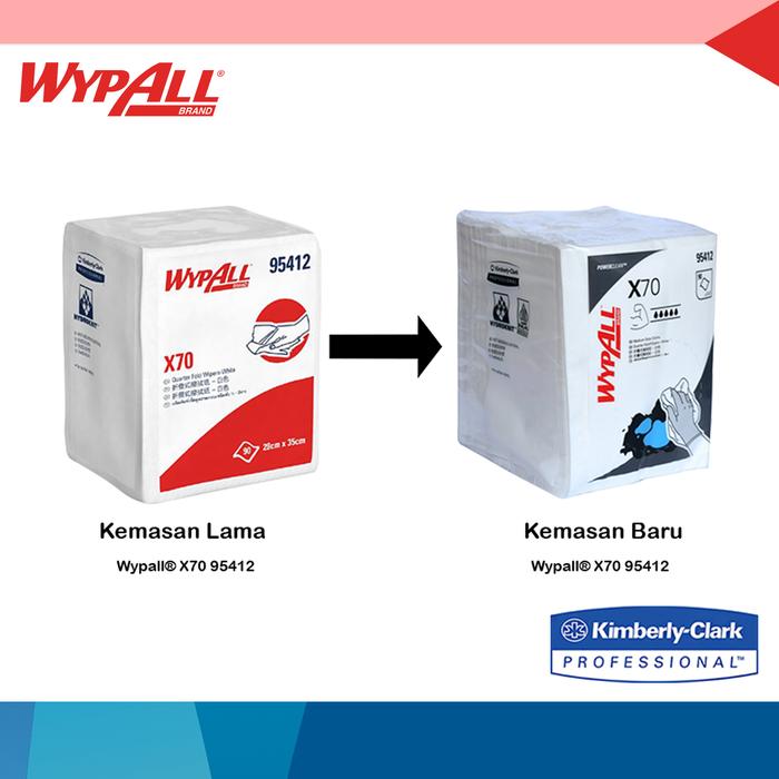 Jual Tissue Hygiene Lap Higienis Food Processing Wypall X70 Kimberly ...