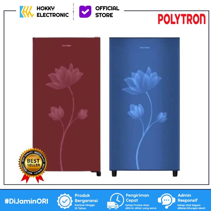 Promo POLYTRON PRB-159 KULKAS 1 PINTU KAPASITAS 150L LOW WATT MOTIF ...