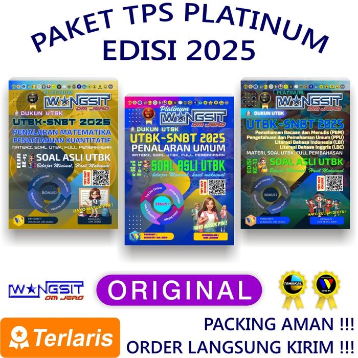 Promo Buku Wangsit 2025 / Buku Wangsit UTBK SNBT Paket TPS 2025 - Kota ...