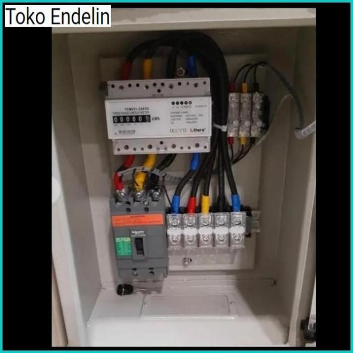Jual PANEL KWH METER 100A / MCCB 3PHASE 100A / PANEL KWH METER MAX 100 ...