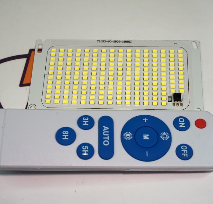 Jual papan Led 2835 remote 3.7v 18650 DIY lampu panel surya emergency ...