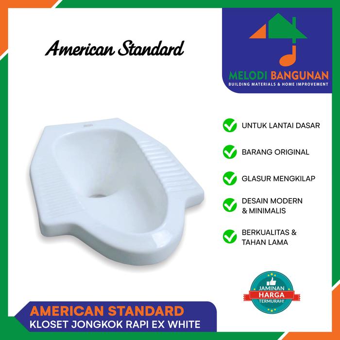 Jual American Standard - Closet + Kloset Jongkok + Toilet Squat Rapi Ex ...