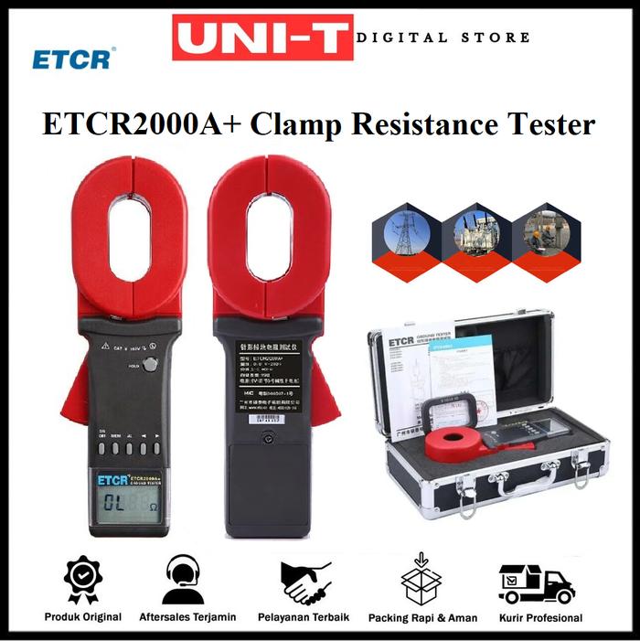 Jual ETCR2000A+ Penguji Resistansi Penjepit Meteran Bumi Di Atas Tanah - ETCR ETCR2000A+ Clamp ...
