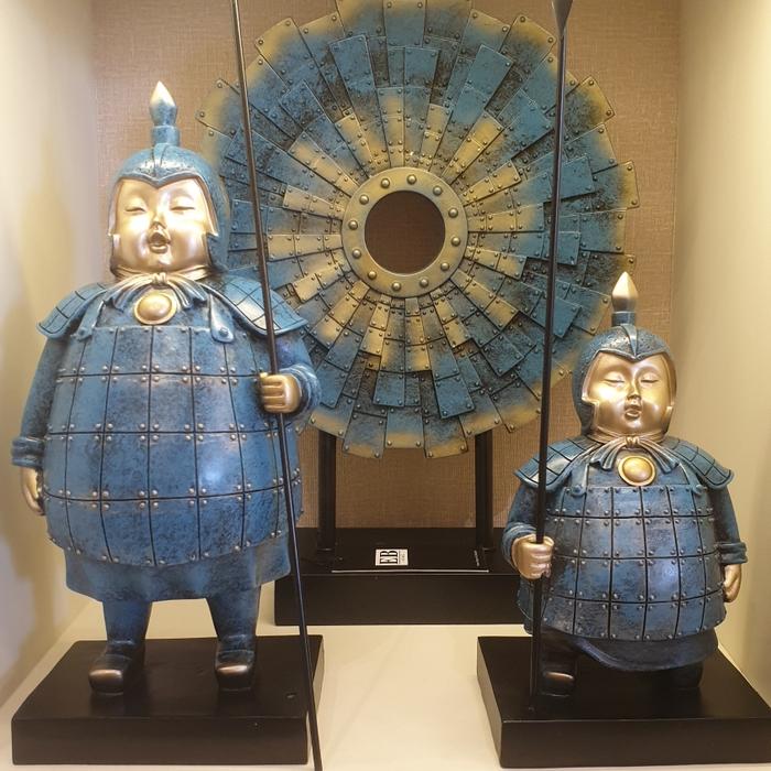 Jual Patung Dekorasi Prajurit Istana / Chinese Warrior Figurine Set ...