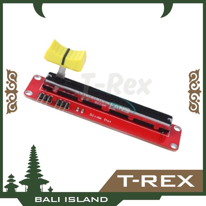 Jual 10k Linear Dual Output Slide Potentiometer Module Geser For Arduino Jakarta Barat T Rex