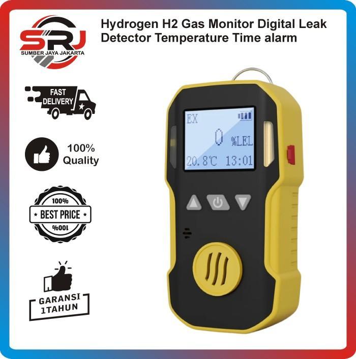 Jual HYDROGEN H2 GAS MONITOR DIGITAL LEAK DETECTOR TEMPERATURE TIME ...