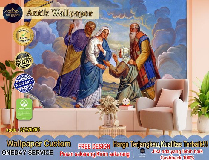 Jual Wallpaper & Wallstiker Custom 3D Tema Yesus | Religi | Kristen ...