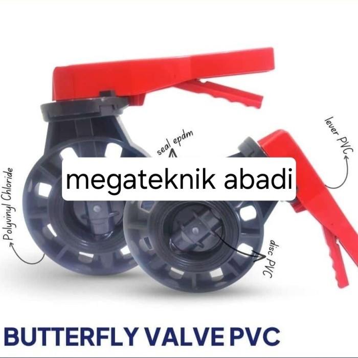 Jual Butterfly valve 3 inch PVC - Jakarta Barat - Megateknik Abadi ...