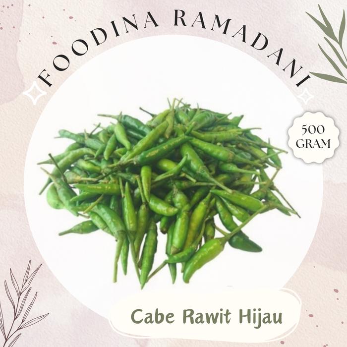 Jual CABE RAWIT Hijau - Green Chilli Fresh [ Berat 500gr ] Harga Per 0 ...