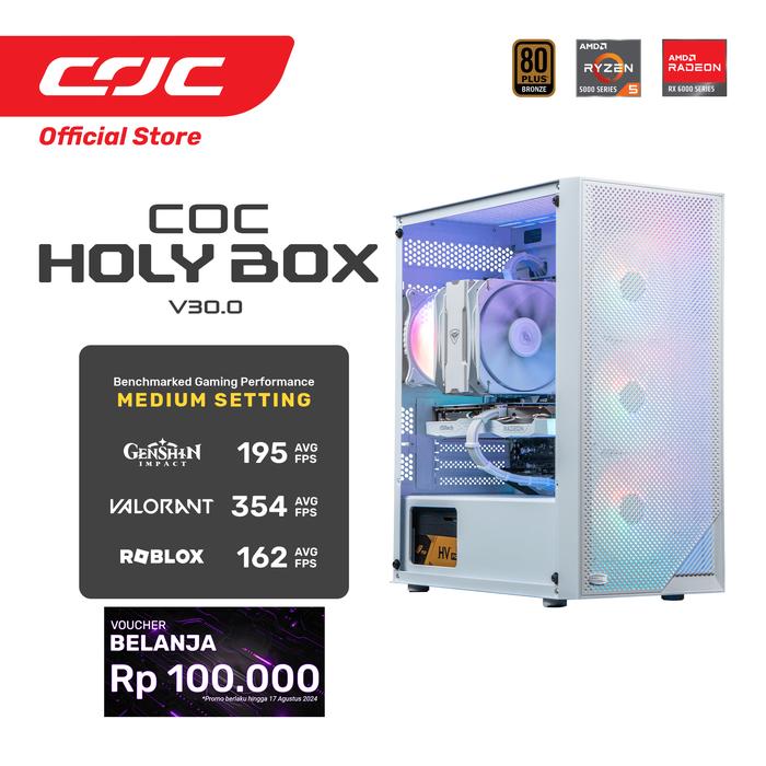 Promo COC HOLY BOX V30.0 - Paket PC Rakitan AMD White Cicil 0% 3x ...