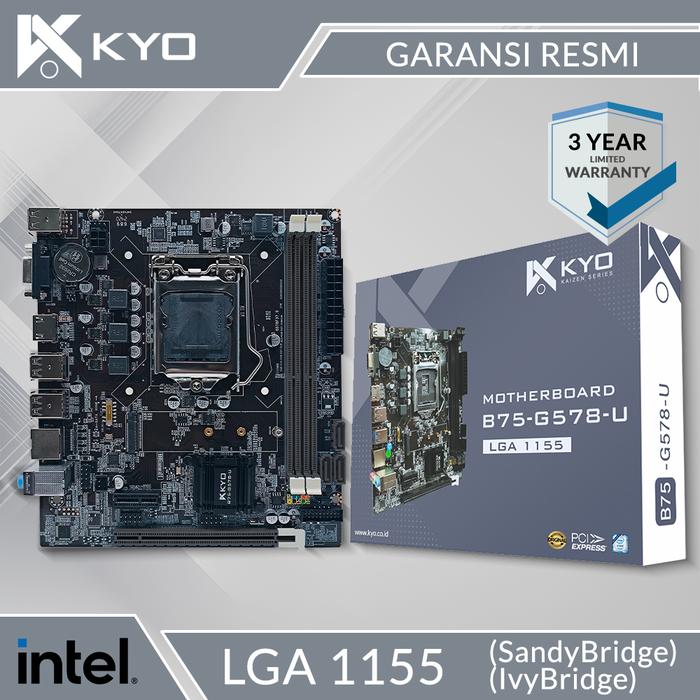Jual Motherboard KAIZEN B75 M.2 NVME LGA 1155 DDR3 B75 GARANSI RESMI 3 THN - Jakarta Utara ...