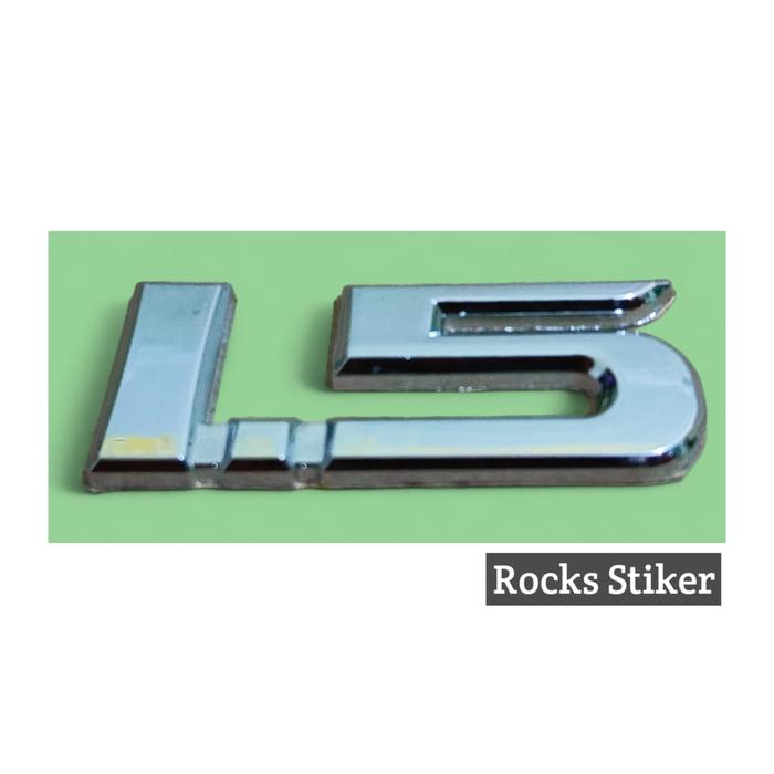 Jual Emblem 1.5 kuran Besar 6.5 cm x 1.5 cm untuk mobil Avanza Lengkap ...