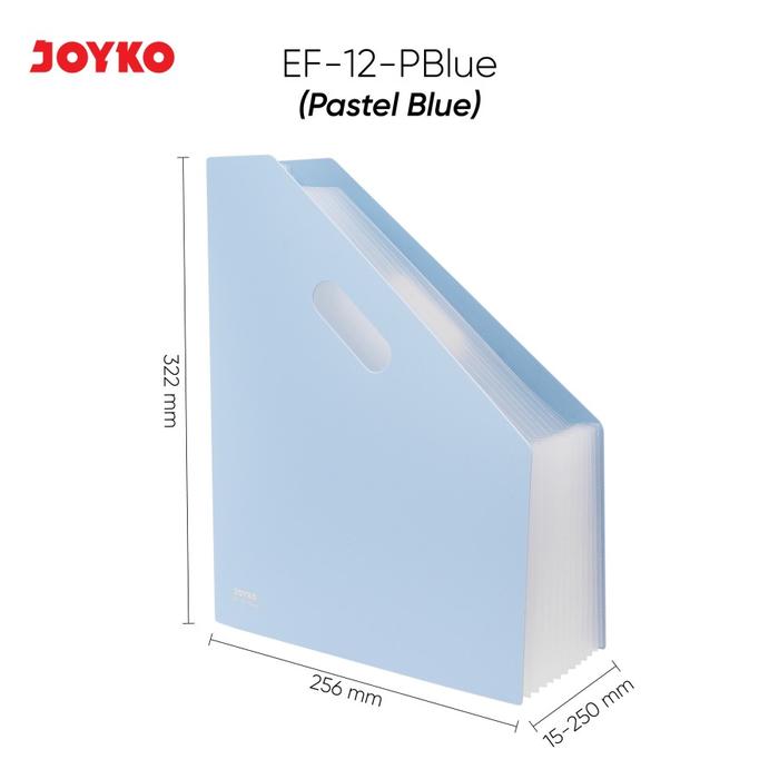 Jual Joyko Expanding File EF-12 Pastel Color Map Organizer Stand Folder ...