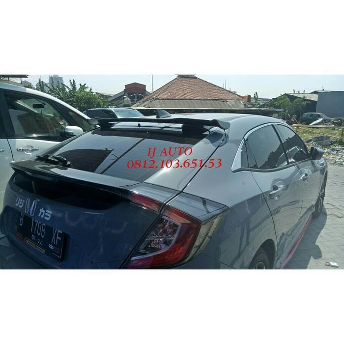 Jual roof spoiler spoon civic turbo hatchback civic type r FK8 carbon ...