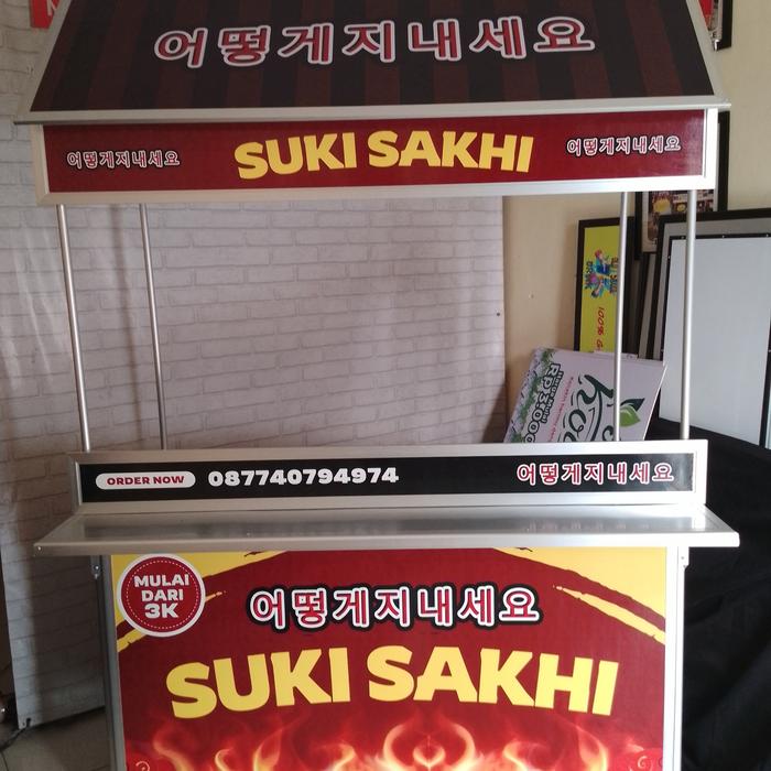 Jual Booth Portable Meja Lipat Rombong Lipat ukuran 1,5 Meter berbahan ...