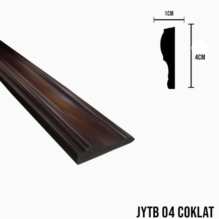 Jual List Wall Moulding PVC - List Dinding / Lis Profil - DOVE 4 COKLAT ...