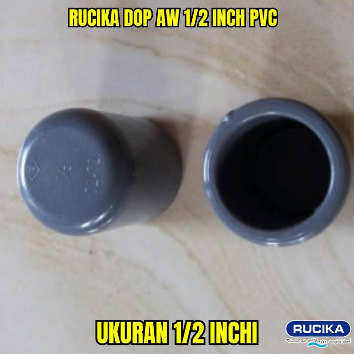 Jual Dop Cap Penutup Pipa PVC AW Ukuran 1/2 Inchi PVC Paralon Original ...
