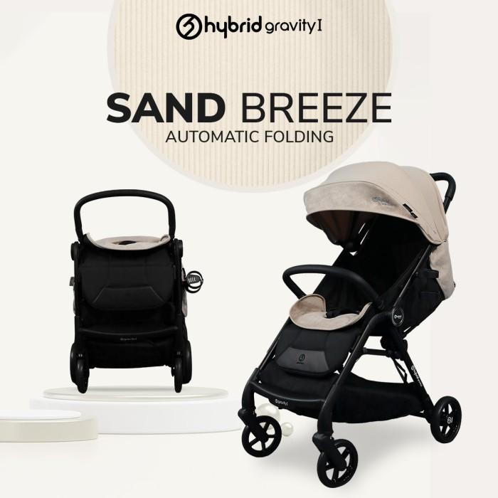 Jual STROLLER HYBRID PREMIUM GRAVITY I SAND BREEZE (FREE BAG CUP HOLDER ...