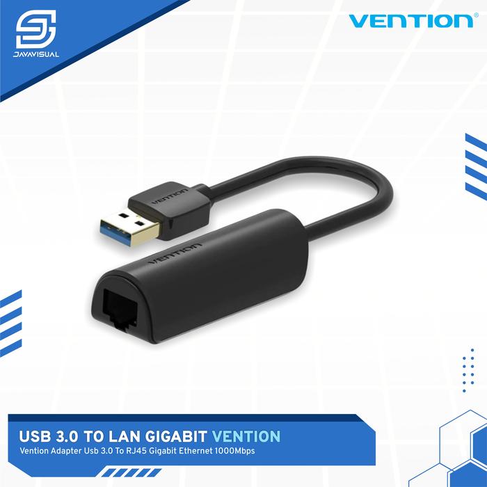 Jual Vention Adapter USB 3.0 to RJ45 Gigabit Ethernet Gigabit 1000Mbps ...